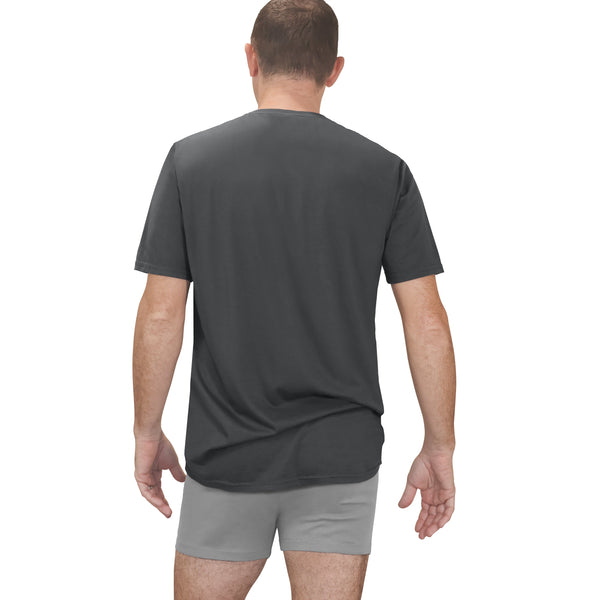 Men's Soft 100% Organic Cotton Boxer Briefs | Black - City Threads USA