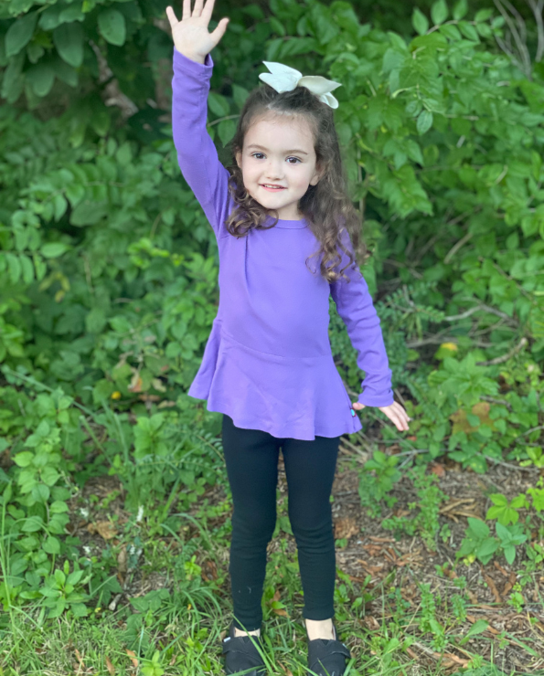 Girls Soft Organic Cotton Leggings | Hot Pink - City Threads USA