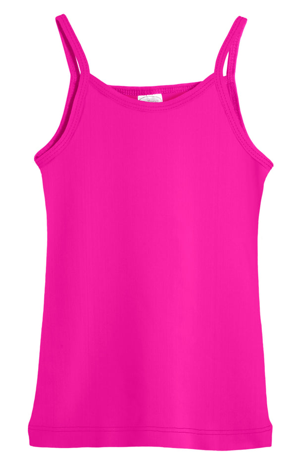 Girls UPF 50+ Swim Camisole | Hot Pink - City Threads USA